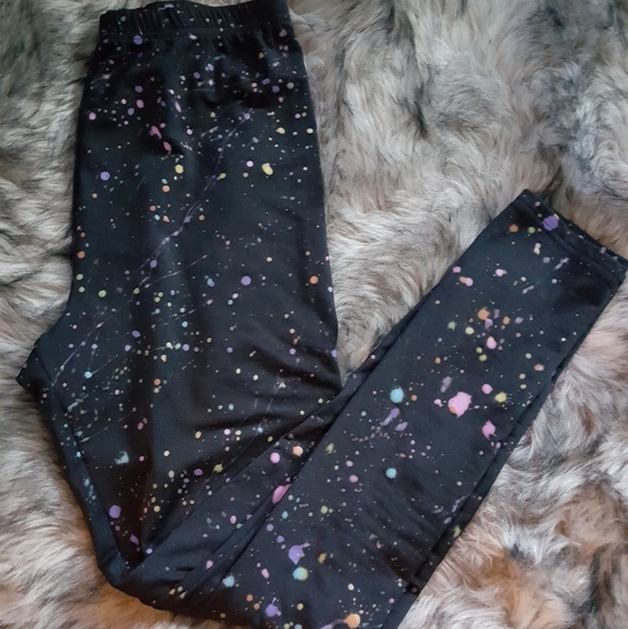 extreme80s | Pants & Jumpsuits | Paint Splatter Leggings | Poshmark
